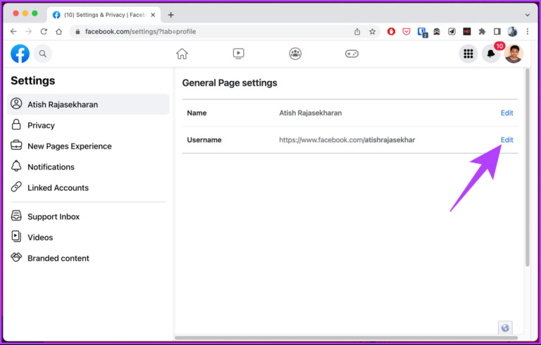 How to Change Your Name and Username on Facebook - Guiding Tech