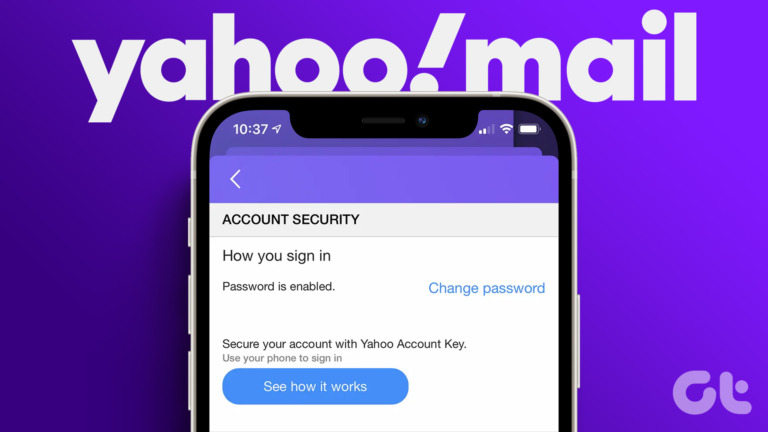 How to Change Your Yahoo Mail Password - Guiding Tech