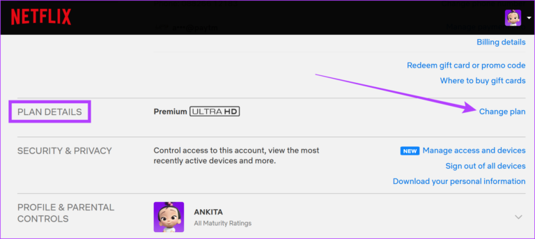 How to Change or Cancel Netflix Plan on Any Device - Guiding Tech