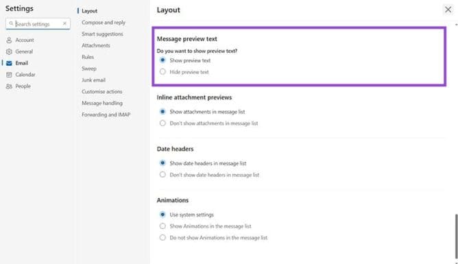 How to Change the Number of Lines in Message Previews in Outlook ...