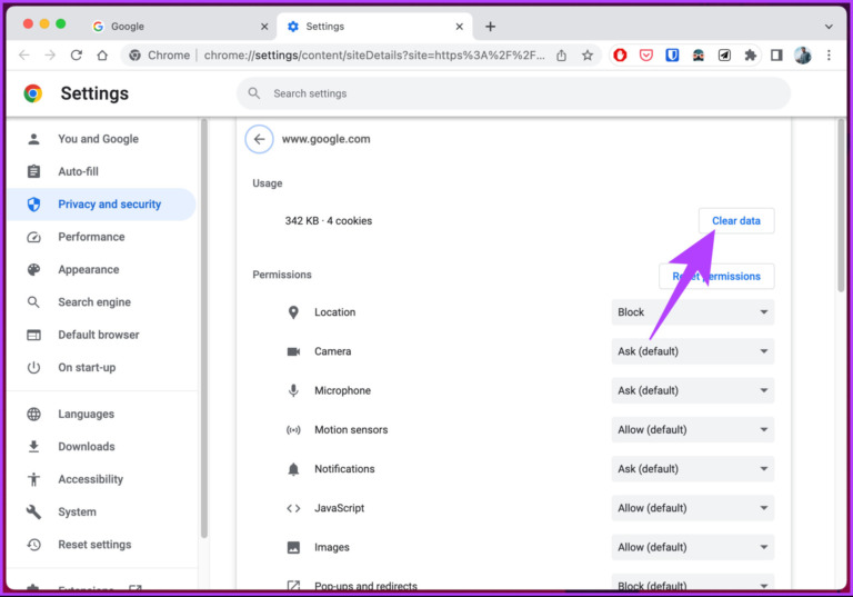 How to Clear Cookies and Cache in Chrome for One Site - Guiding Tech