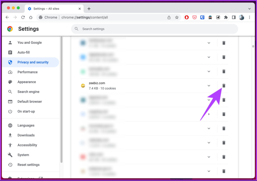 How to Clear Cookies and Cache in Chrome for One Site - Guiding Tech