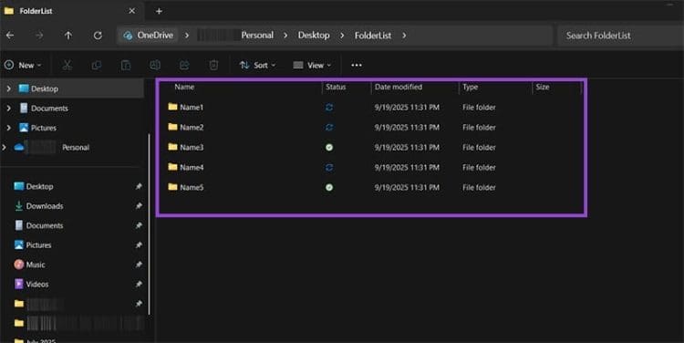 How to Create Multiple Folders in Windows From a List of Names ...