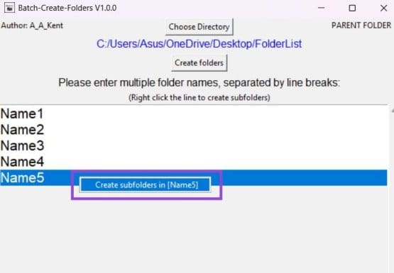 How to Create Multiple Folders in Windows From a List of Names ...