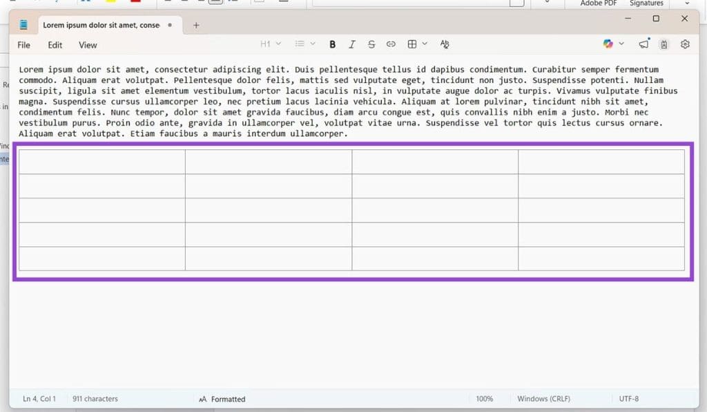 How to Create Tables in Windows 11 Notepad - Guiding Tech