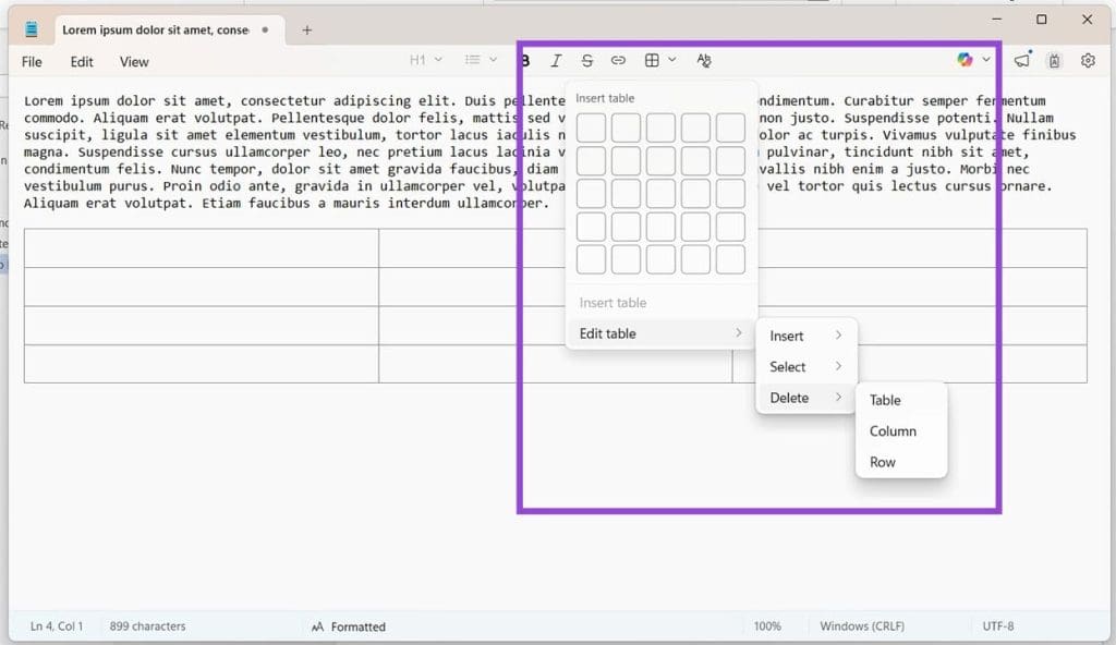 How to Create Tables in Windows 11 Notepad - Guiding Tech