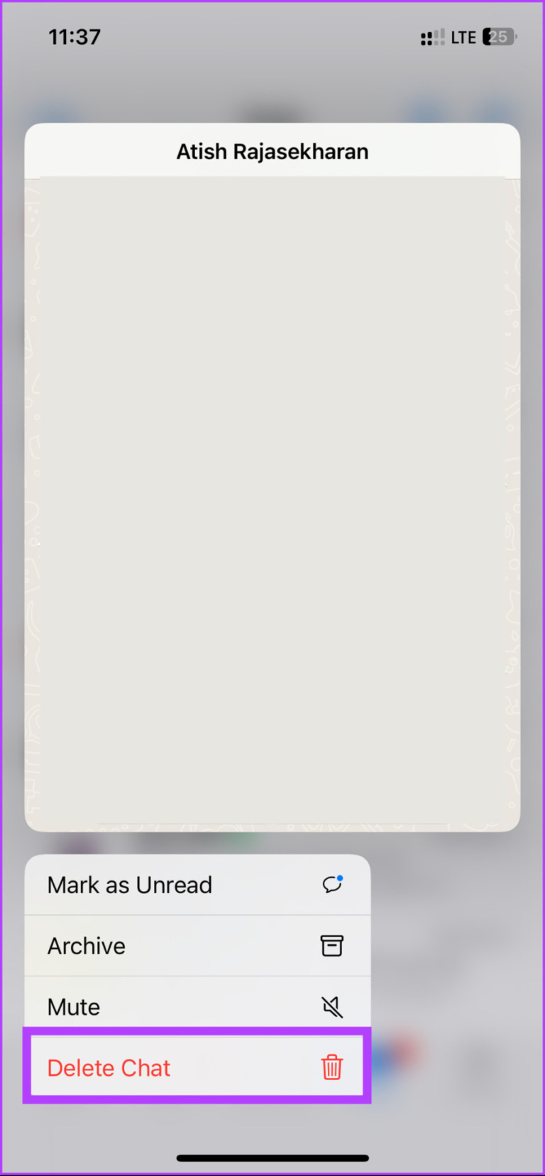 How to Delete a WhatsApp Message Without Opening It - Guiding Tech