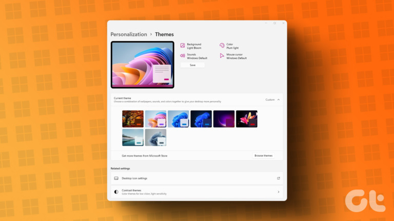 4 Best Ways to Change Themes in Windows 11 - Guiding Tech
