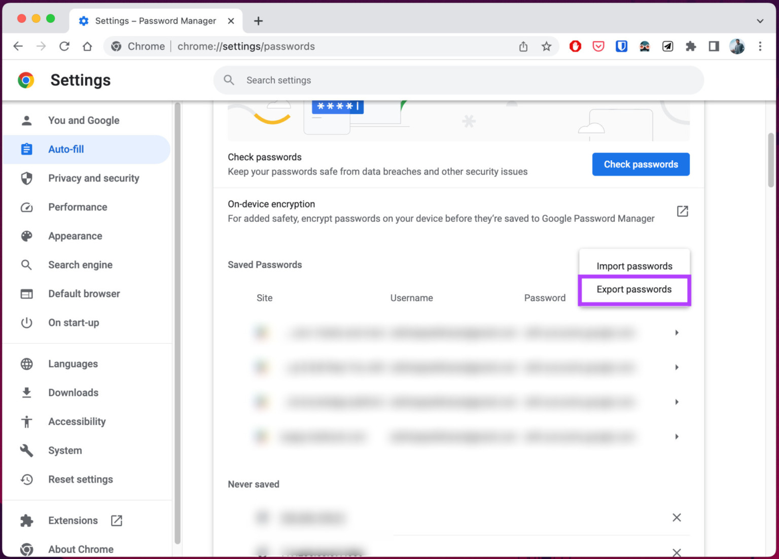 How to Export Chrome Passwords to CSV - Guiding Tech