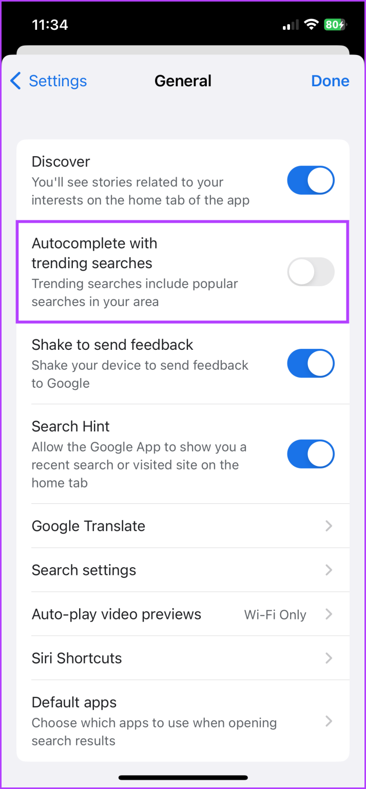 How to Turn Off Trending Searches in Google App and Browser