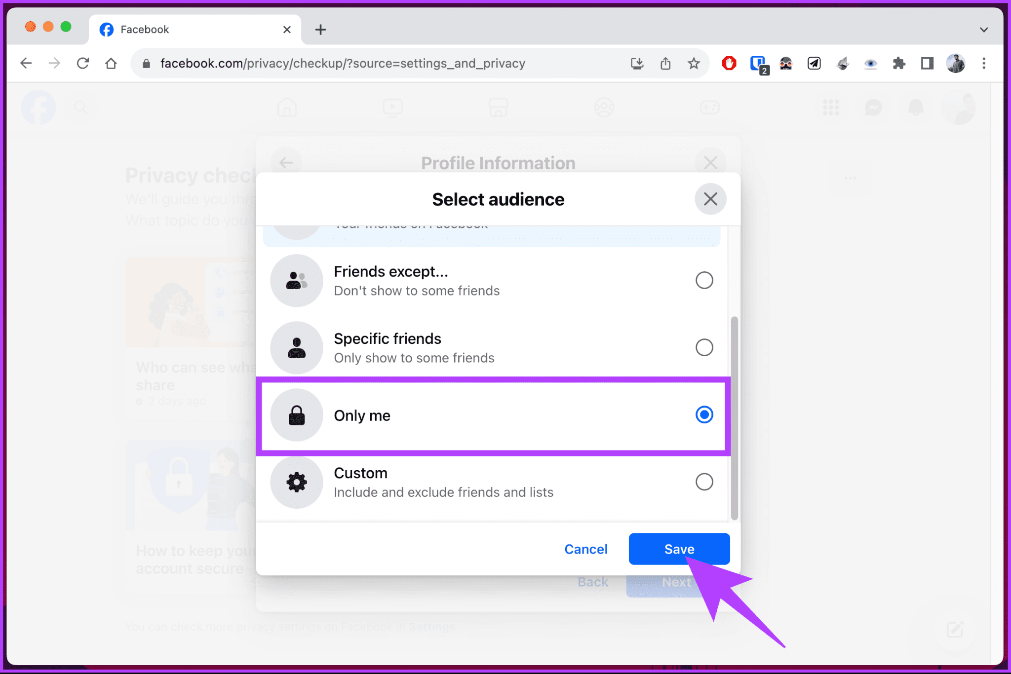 Stop Facebook Friends from Seeing Your Activity and Hide It - Guiding Tech