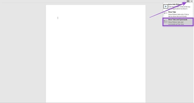 How to Hide and Restore the Microsoft Word Ribbon - Guiding Tech