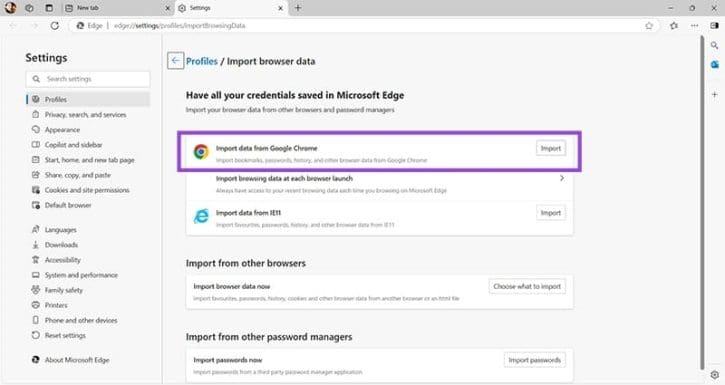 How to Import Bookmarks From Chrome to Edge - Guiding Tech