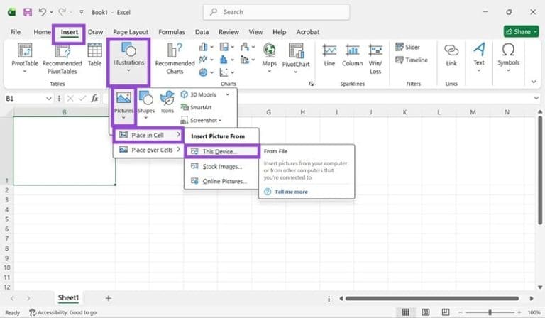 How to Insert a Picture in Excel Cell - Guiding Tech