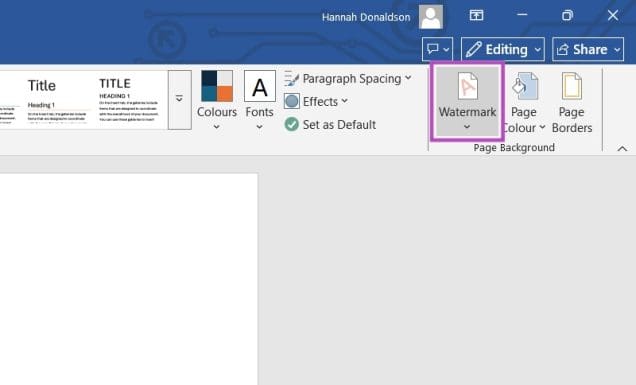 How to Insert a Watermark in Word - Guiding Tech