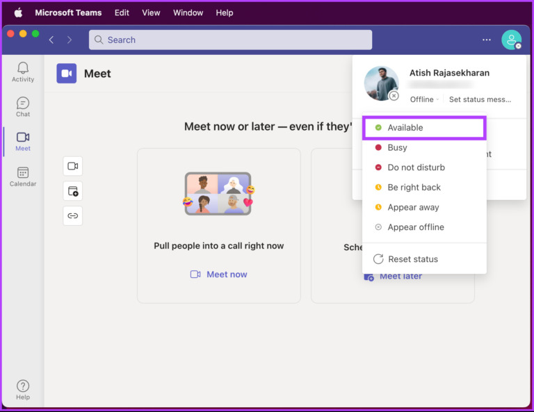 5 Ways to Keep Microsoft Teams Status Green All the Time - Guiding Tech