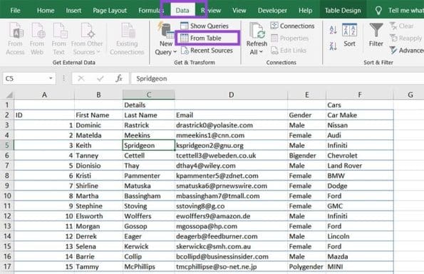 How to Make Excel Tables With Multiple Header Rows Easier to Use ...