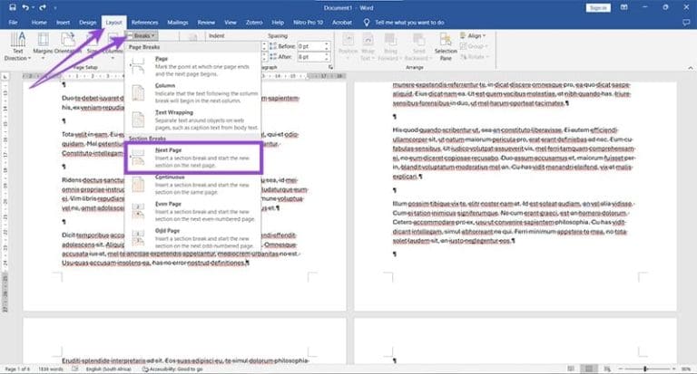 How to Make Only One Page Landscape in Microsoft Word - Guiding Tech