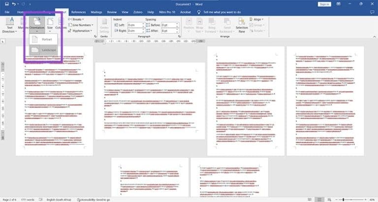 How to Make Only One Page Landscape in Microsoft Word - Guiding Tech