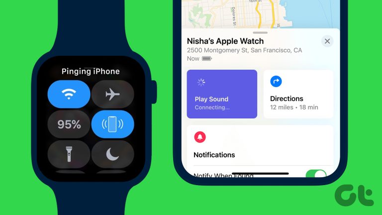 How to Ping Apple Watch from iPhone and Vice Versa - Guiding Tech