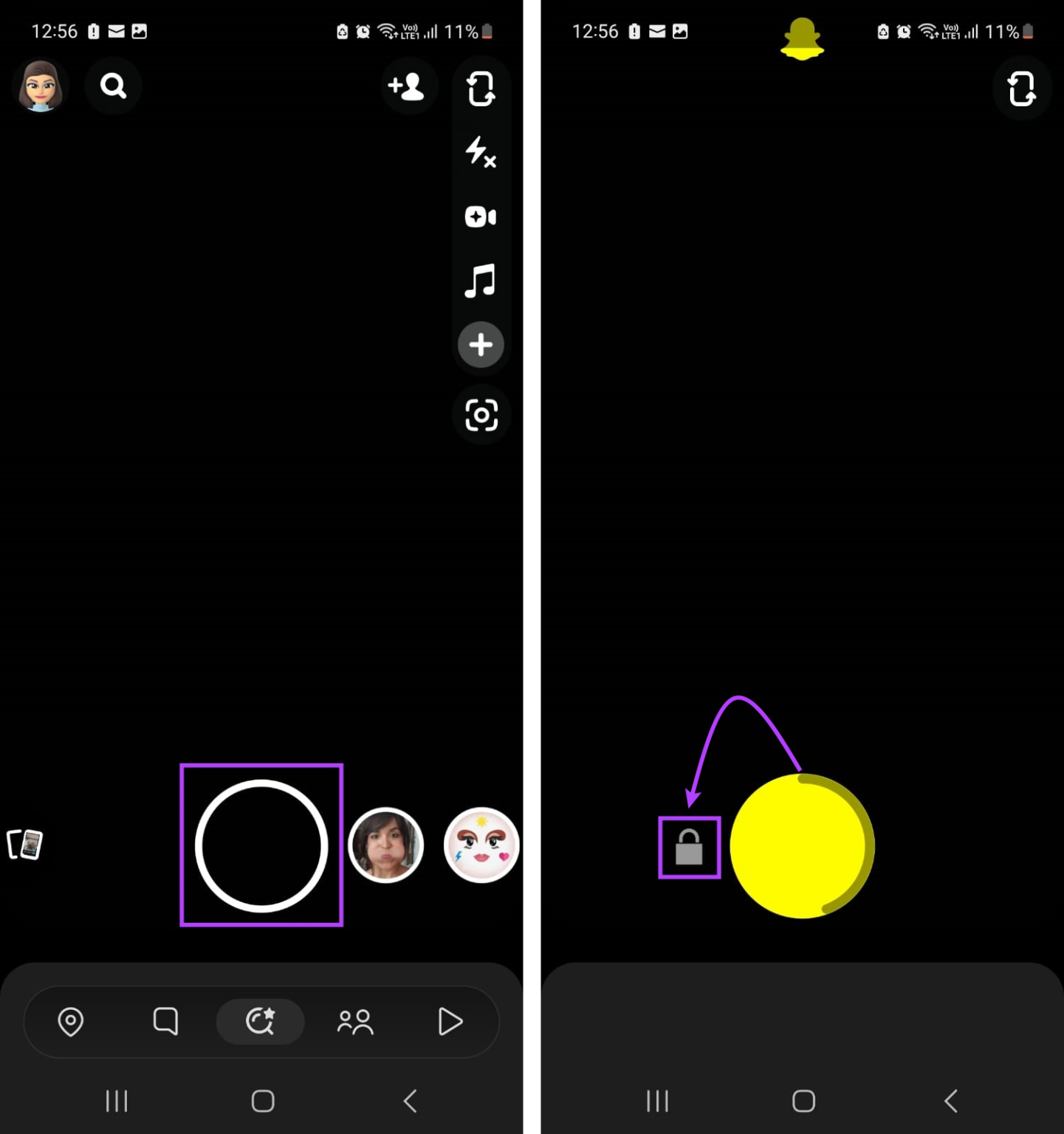 3 Ways to Record on Snapchat Without Holding the Button - Guiding Tech