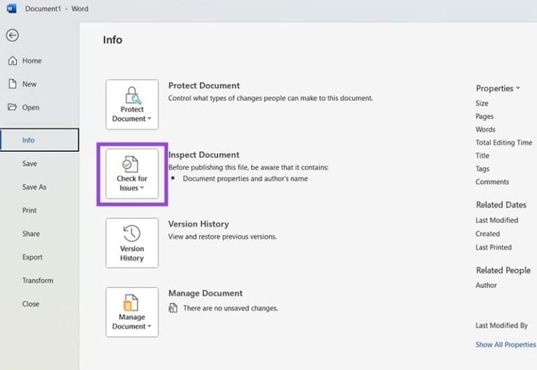 How to Remove Personal Info From Word Document - Guiding Tech