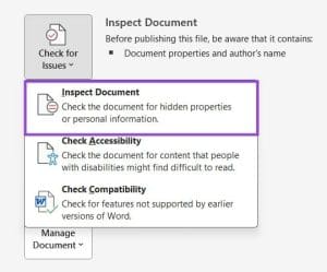How to Remove Personal Info From Word Document - Guiding Tech