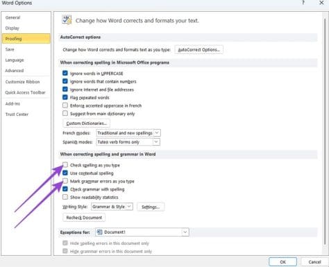 How to Remove Red Underlined Text in Word - Guiding Tech