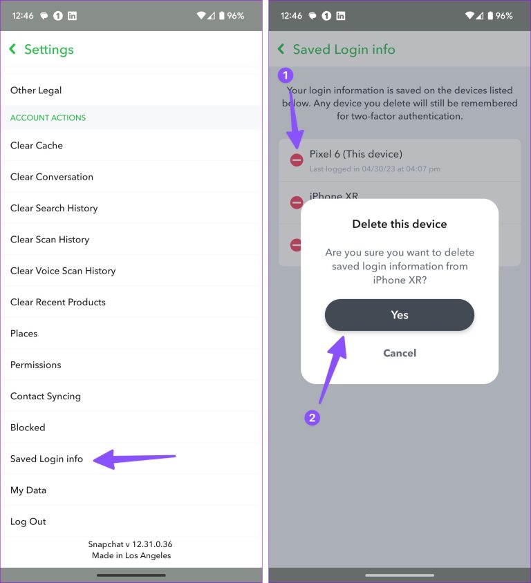 3 Ways to Remove Saved Snapchat Account From Any Device - Guiding Tech