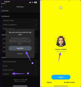 How to Remove Saved Snapchat Account on iPhone and Android - Guiding Tech