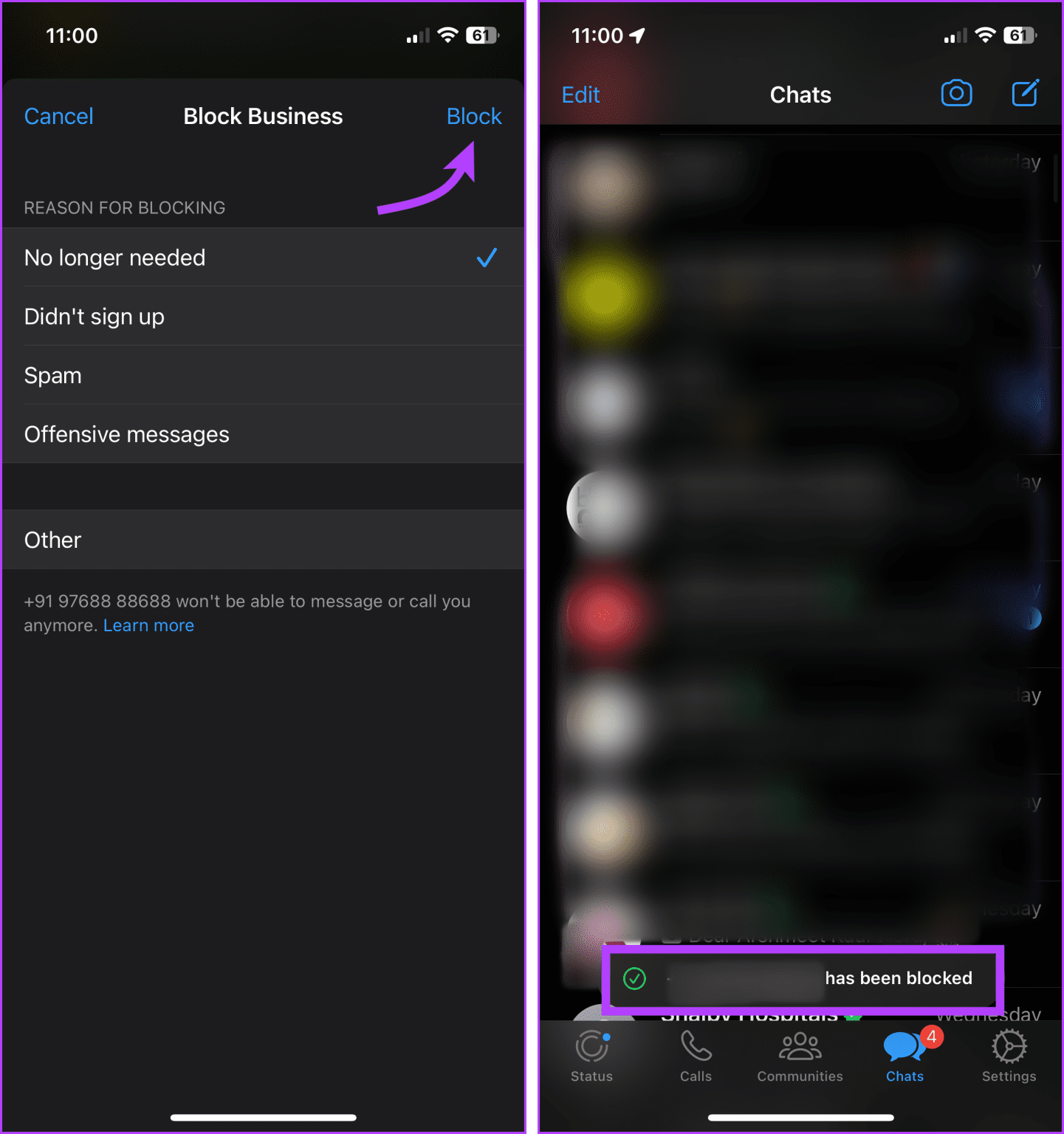What Happens When You Report Someone on WhatsApp