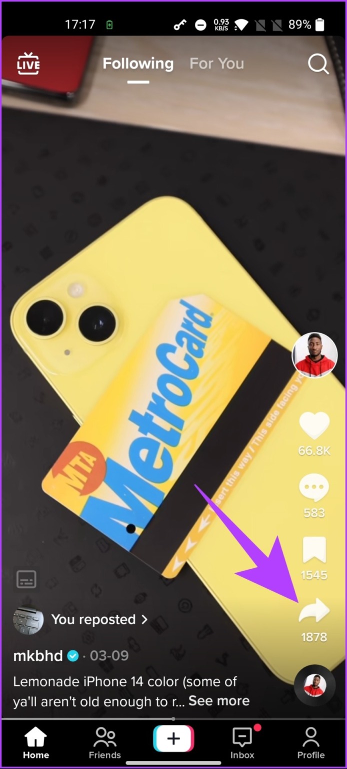 How to Repost (or Un-Repost) on TikTok