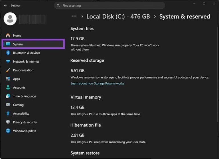 How to Temporarily Disable Reserved Storage in Windows 11 - Guiding Tech