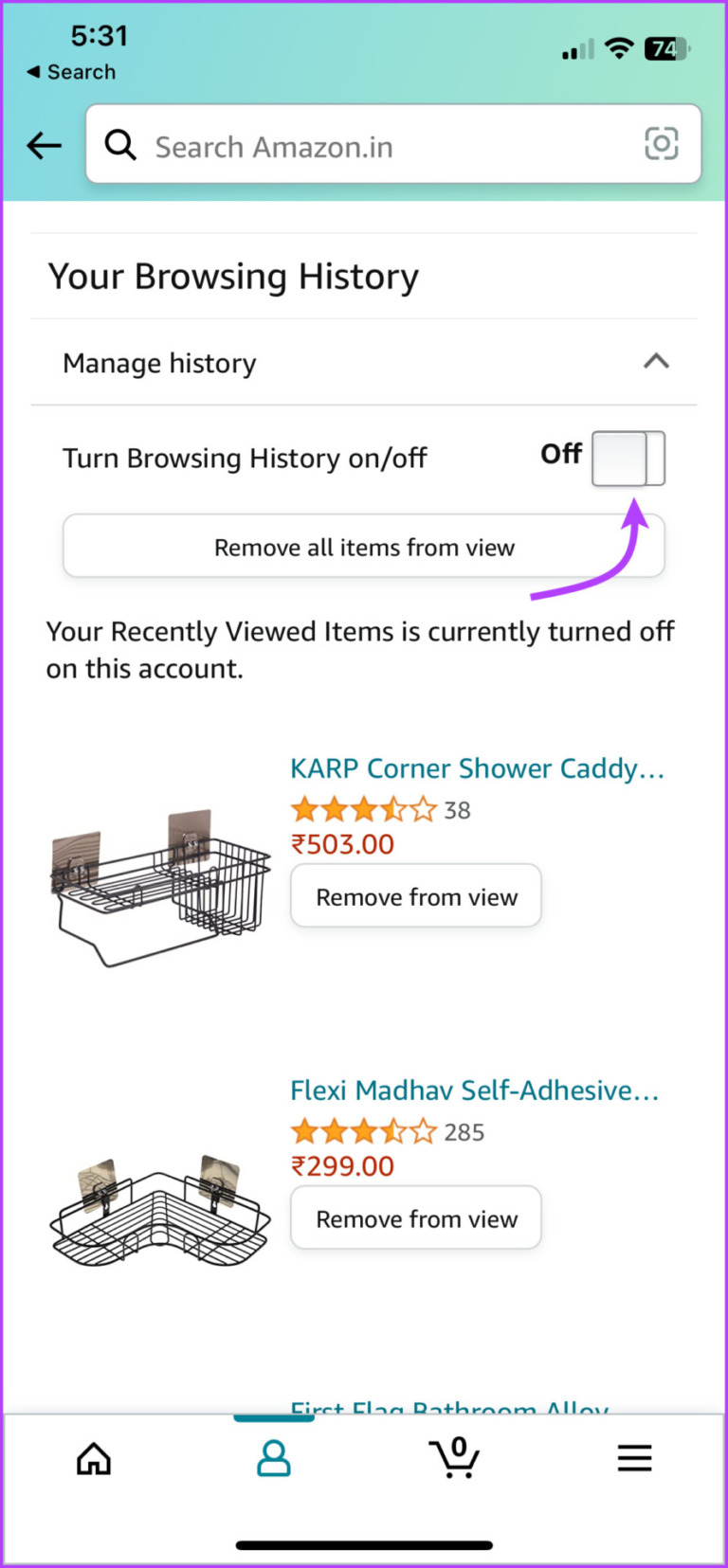 How to Clear Your Amazon Search History - Guiding Tech