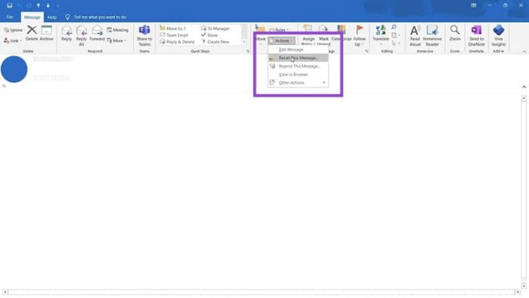 How to Unsend Outlook Mail - Guiding Tech