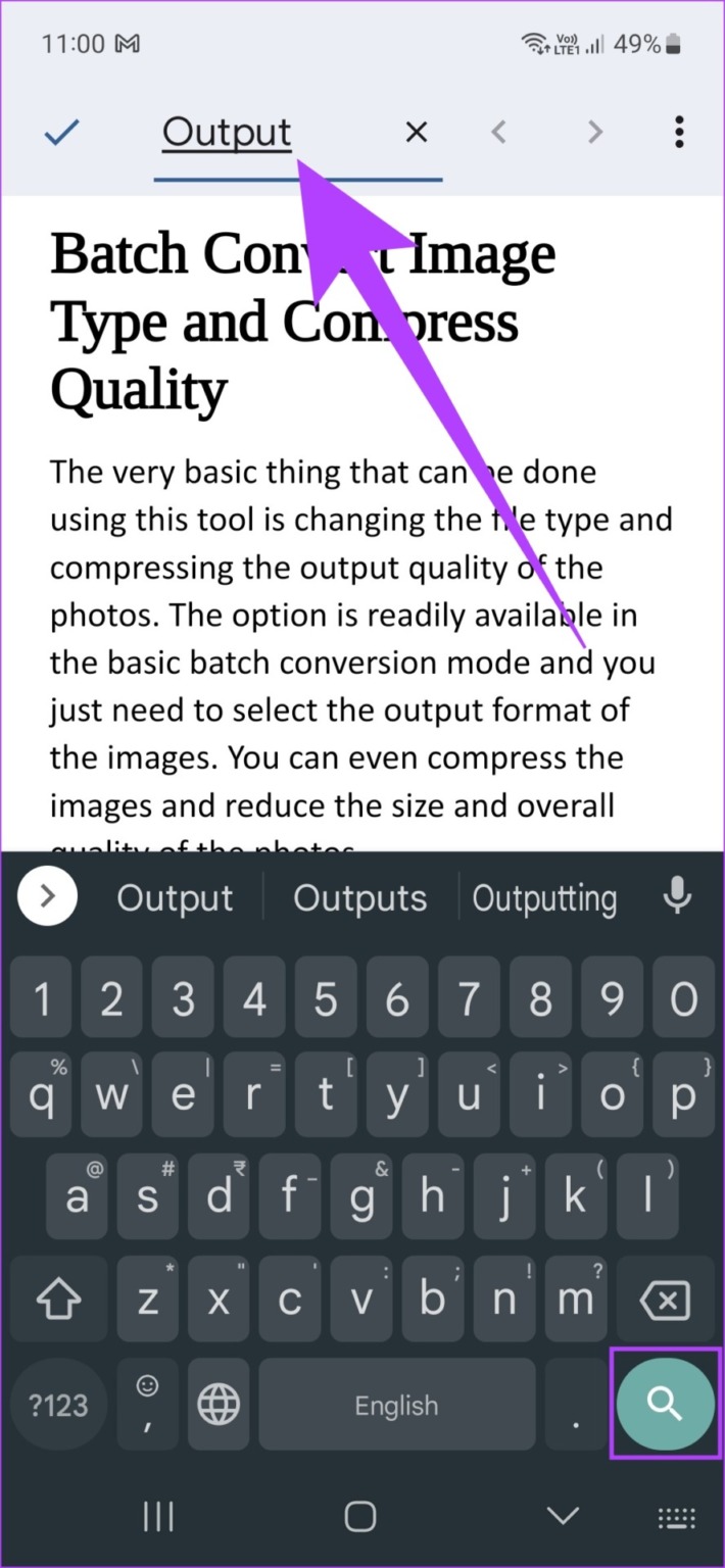6 Easy Ways to Use Control + F Command on Android Phones - Guiding Tech