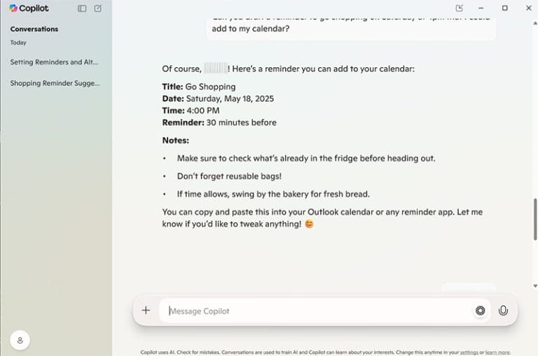 How to Use Copilot to Set Reminders and Calendar Events - Guiding Tech