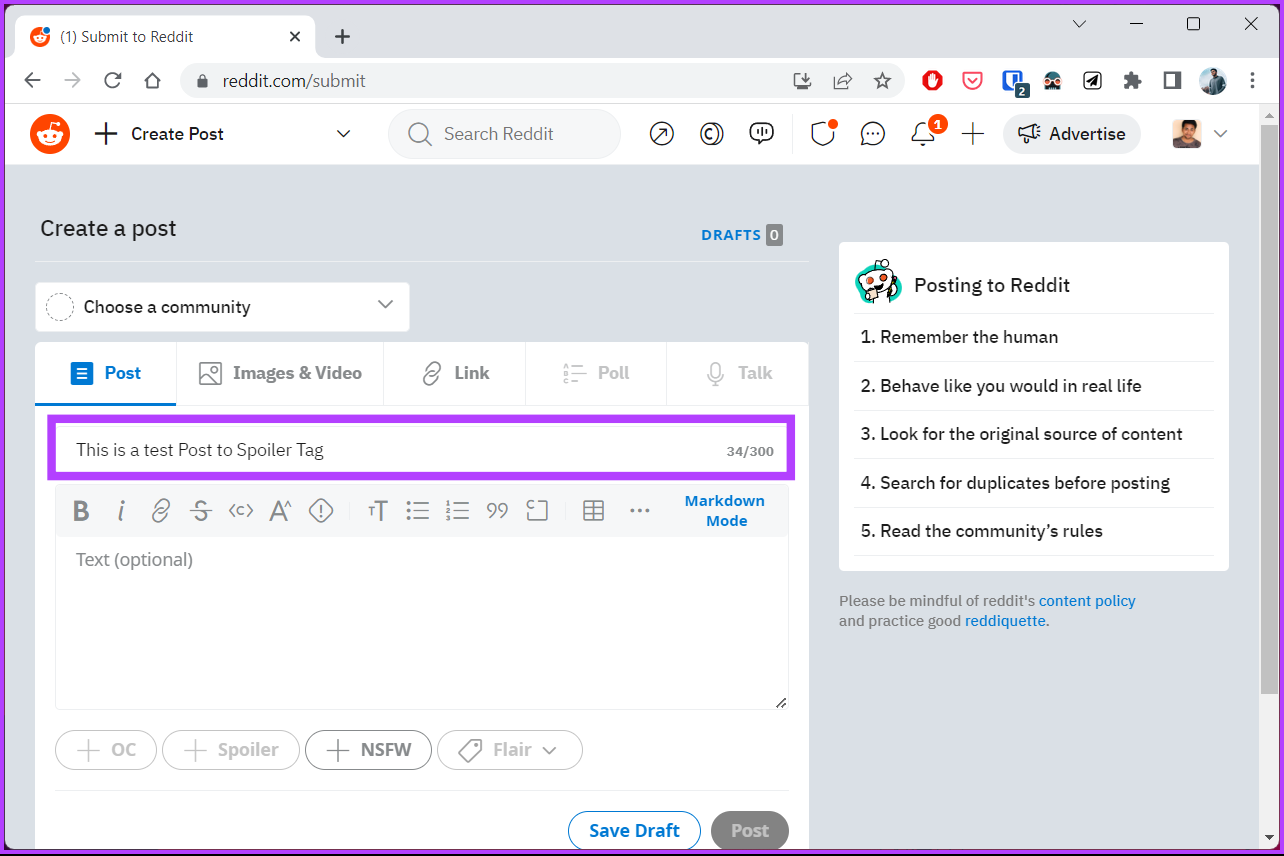 How to Use Reddit Spoiler Tags on Desktop and Mobile Apps - Guiding Tech
