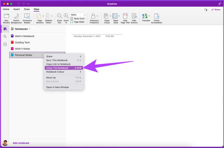 How to Delete a Notebook in Microsoft OneNote - Guiding Tech
