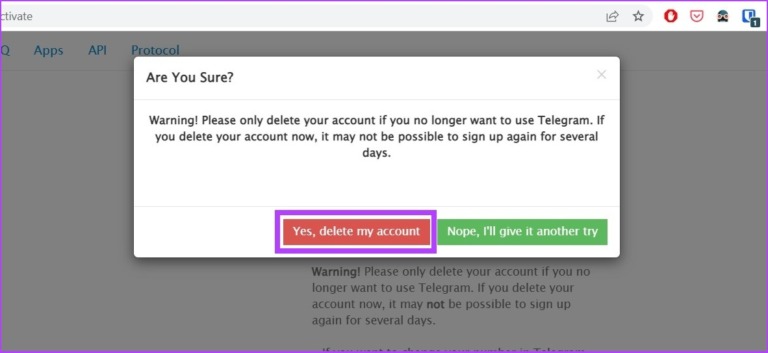 2 Ways to Delete Your Telegram Account - Guiding Tech