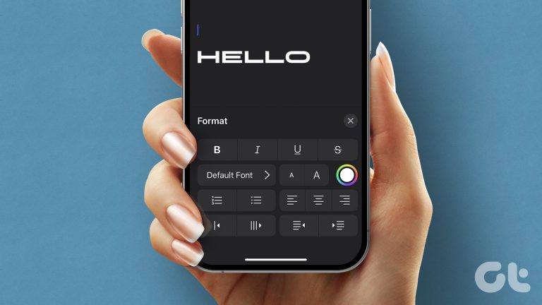 How to Change Fonts (and Font Size) in Apple Notes - Guiding Tech