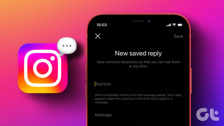 How to Create Saved Replies on Instagram - Guiding Tech