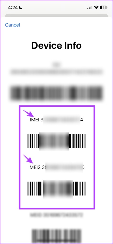 8 Ways to Find the IMEI Number on an iPhone - Guiding Tech