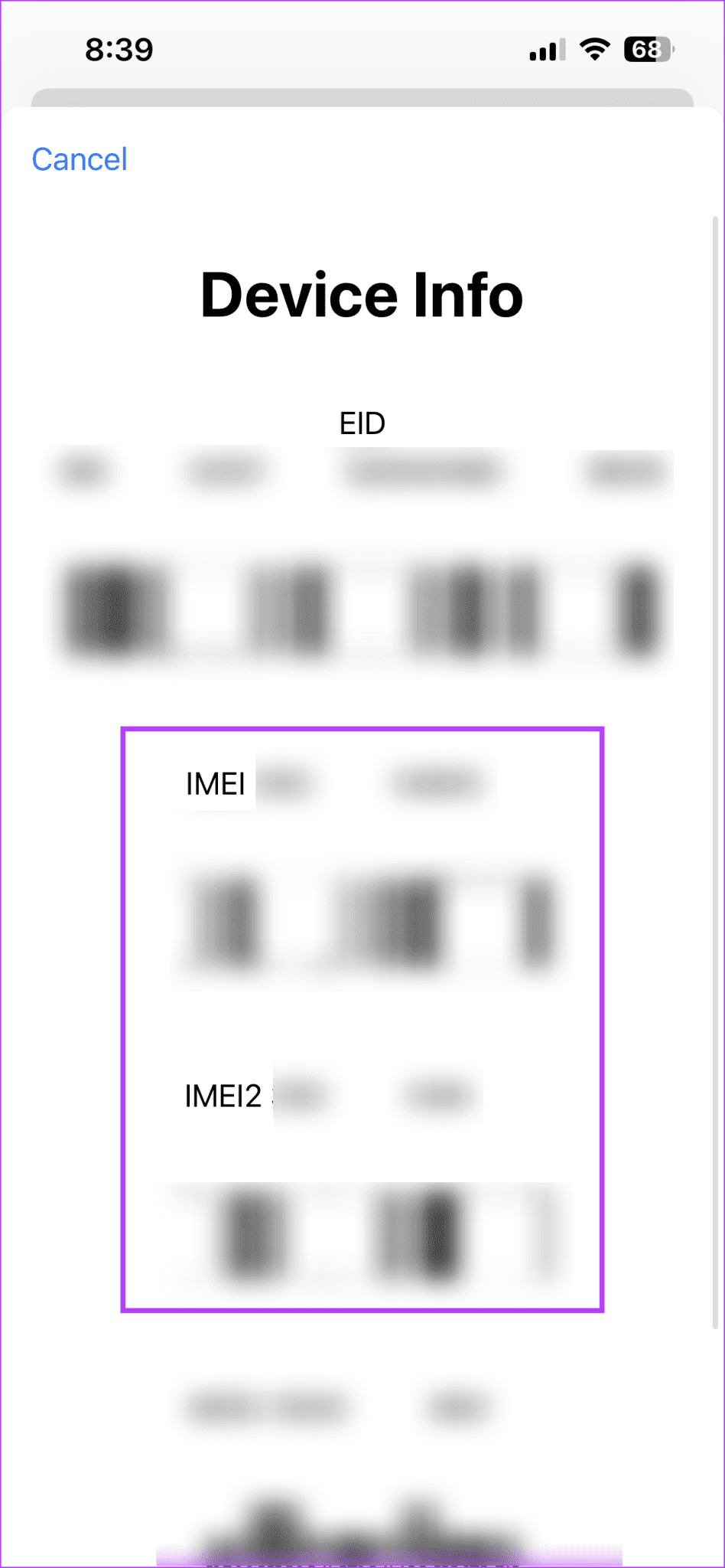 What Is EID Number on iPhone and How Can You Find It - Guiding Tech
