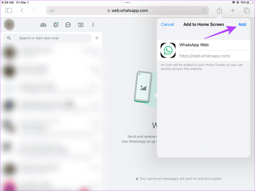 How to Use WhatsApp on iPad While Waiting for the Official App ...