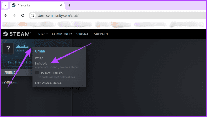 How to Appear Offline or Invisible on Steam (Without Saying Offline ...