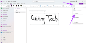 How to Use Handwriting Recognition in Microsoft OneNote