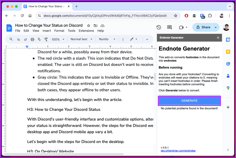 How to Insert Endnotes and Footnotes in Google Docs - Guiding Tech