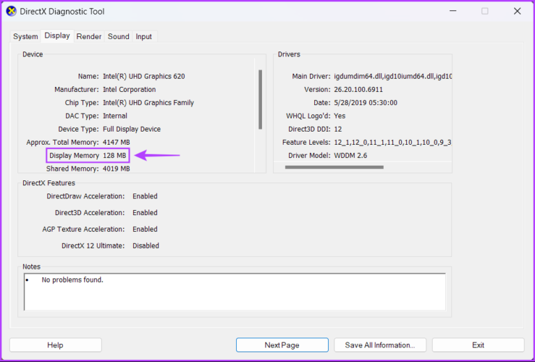 4 Best Ways to Check VRAM Capacity on Windows 11 - Guiding Tech