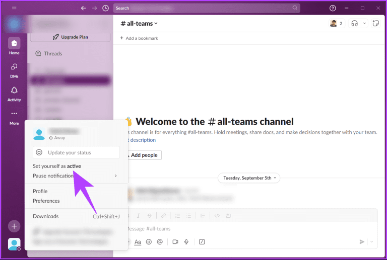 How to Keep Slack Status Active All the Time - Guiding Tech